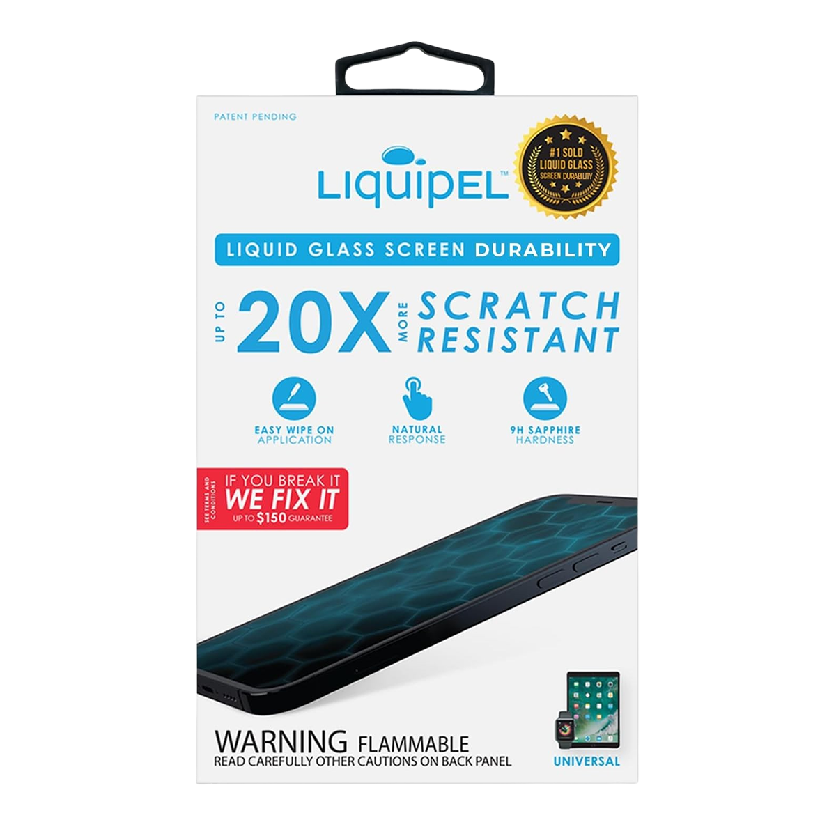 Liquipel Liquid Glass Screen Protector with 12 Month Warranty