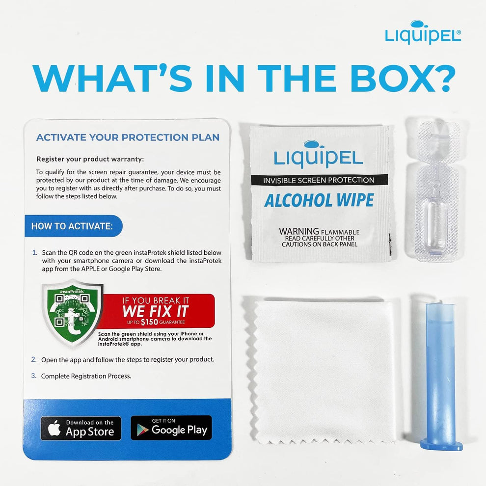 Liquipel Liquid Glass Screen Protector with 12 Month Warranty