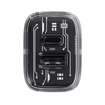 Powertek Cleartek 20W Dual-Port Wall Charger (USB-A & USB-C) – Liquipel