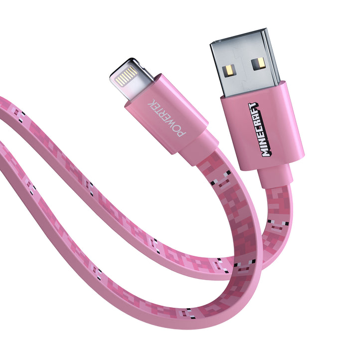 Powertek Minecraft USB-A to Lightning Charging Cable (6ft) – Liquipel