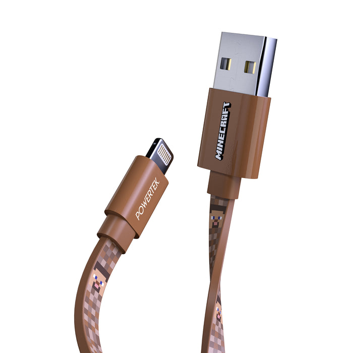 Powertek Minecraft USB-A to Lightning Charging Cable (6ft) – Liquipel